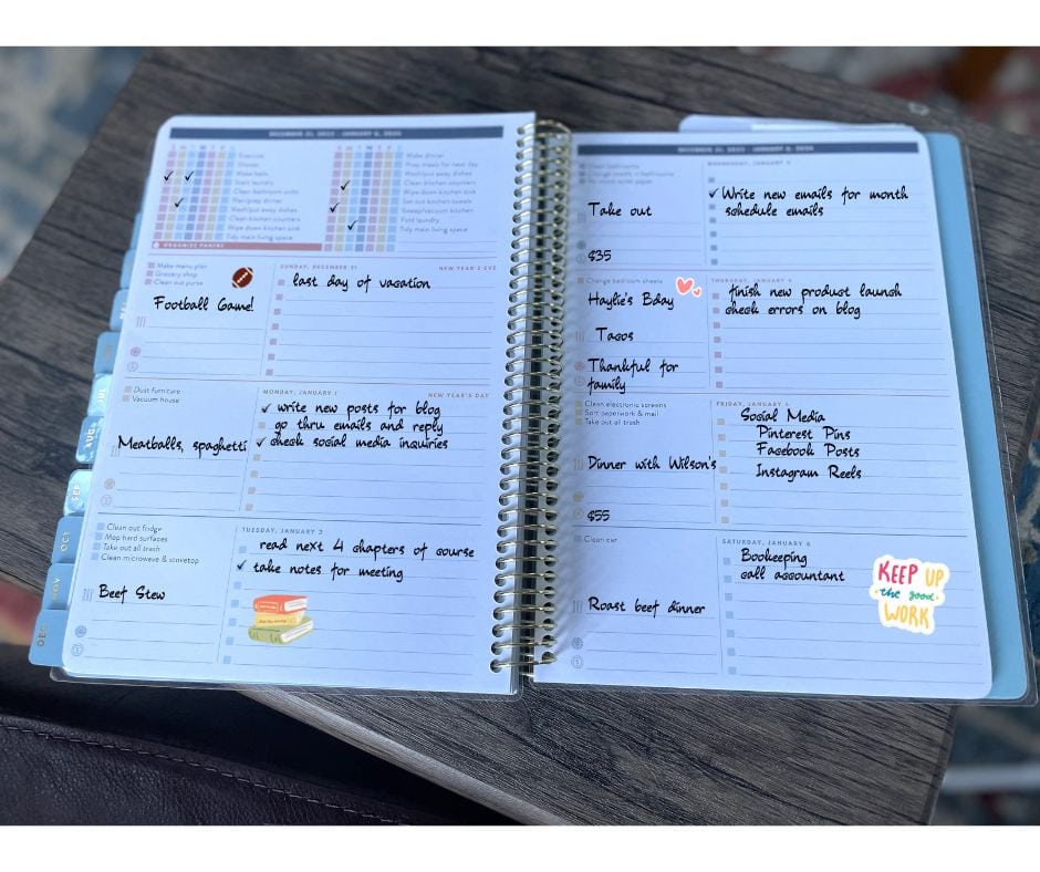 HOW TO USE A PLANNER TO ORGANIZE YOUR LIFE FOR GOOD